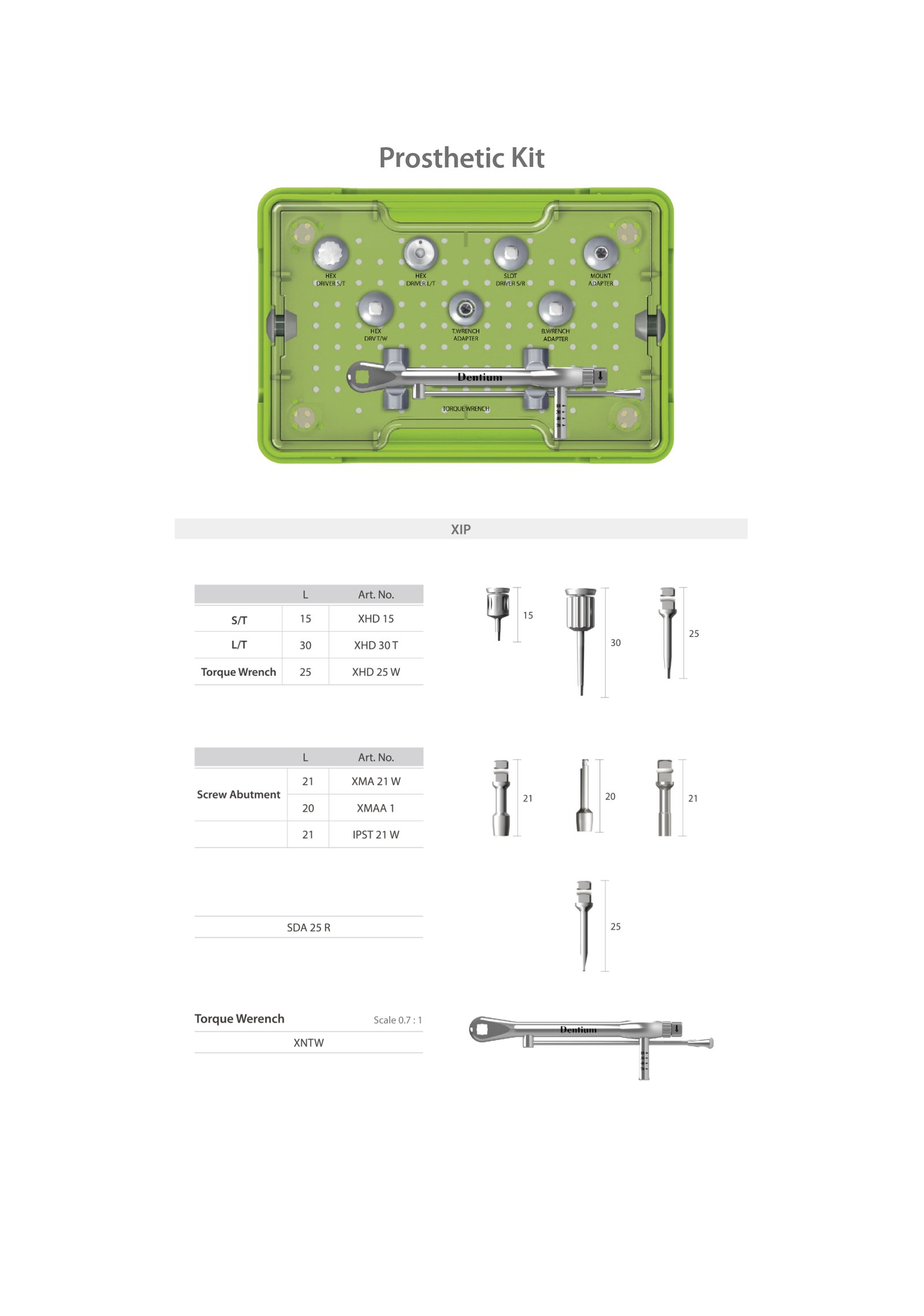 Prosthetic Kit – Dentium Türkiye
